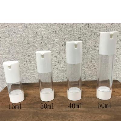 China Airless Pump Bottle Custom Empty Cosmetic Plastic New Design Airless Bottle for sale