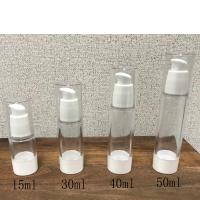 China Cosmetic Airless Bottle 15ml 30ml 40ml 50ml Cosmetic Lotion Fine Mist Spray Airless Pump Bottle for sale