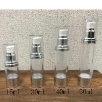 China New Design Packaging 15ml 30ml 40ml 50ml PP Cosmetic Airless Bottle Body Cream Airtight Airless Pump Bottle for sale