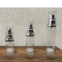 China 5ml 10ml 15ml White Pink Blue Black Airless Lotion Pump PP Bottle Airless Cosmetic Travel Luxury Airless Bottle for sale