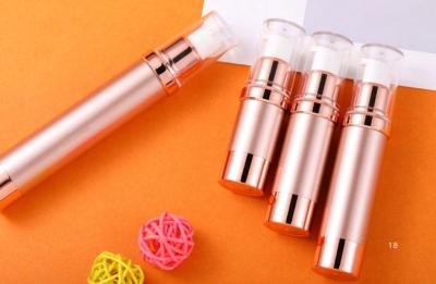 China Plastic PP Empty 15ml 30ml 50ml Cosmetic Airless Pump Lotion Serum Bottle for sale