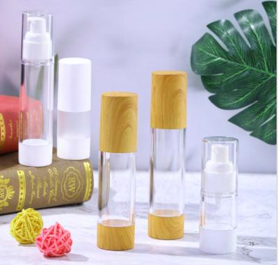 China Wholesale Cosmetic Plastic Vacuum Airless Bottle for Skincare Cream Serum Lotion for sale
