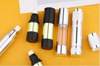 China Wholesale Cosmetic Plastic Vacuum Airless Bottle for Skincare Cream Serum Lotion for sale