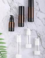 China Wholesale Cosmetic Plastic Vacuum Airless Bottle for Skincare Cream Serum Lotion for sale