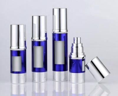 China Vacuum Cosmetic Skincare Plastic Lotion Cream Serum Airless Pump Bottle for sale