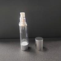 China Rose Gold Silver 30ml 50ml Airless Lotion Pump Glass Bottle 30 Ml Twist Airless Pump Bottle for sale