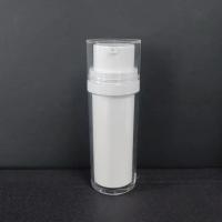 China Luxury Cosmetics Lotion Bottle Set 30ml Custom Empty Face Cream Glass Jar with Pump for sale