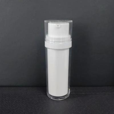 China Luxury Cosmetics Lotion Bottle Set 30ml Custom Empty Face Cream Glass Jar with Pump for sale
