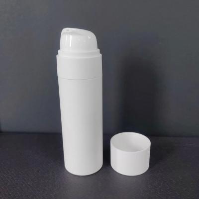 China Customized Logo Package Plastic Skin Care Airless Container Shampoo Hair Oil Body Lotion Vacuum Packaging Bottle Airless Jar for sale