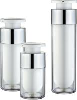 China 20ml 30ml Transparent Two Sides Cream Lotion Pump for Cosmetic for sale