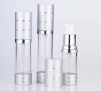 China Plastic Lotion Pump Airless Vacuum Bottle with Pump Lid Cosmetic Packaging K18-2 5ml 10ml 12ml 15ml for sale