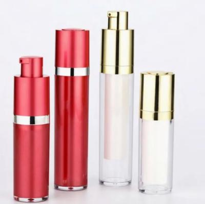 China Plastic PP Empty Cosmetic Airless Pump Lotion Serum Bottle K25-1 10ml 15ml for sale