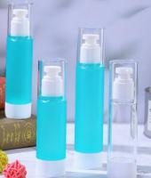 China Plastic PP Empty Cosmetic Airless Pump Lotion Serum Bottle K25-1 10ml 15ml for sale