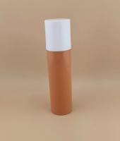 China New Design Brown Portable Plastic Airless Bottle and Travel Convenience with White Cover 1A for sale