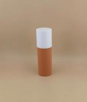 China New Design Brown Portable Plastic Airless Bottle and Travel Convenience with White Cover 1B for sale