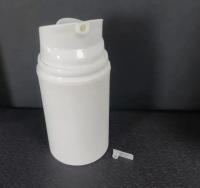 China Luxury Slim Water Foaming Refillable Airless Cosmetic Pump Bottle with for Skincare for sale