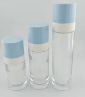 China Glass Airless Lotion Pump Bottle Serum Dispenser 15ml 30ml 50ml for sale
