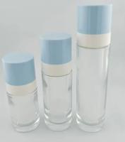 China Glass Airless Lotion Pump Bottle Serum Dispenser 15ml 30ml 50ml for sale