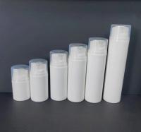 China Round Glass Bottle with Lotion Pump Spray Cream Glass Cosmetic Bottle with Pump for sale