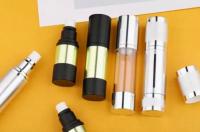 China Cosmetic Plastic Vacuum Airless Bottle for Skincare Cream Serum Lotion for sale