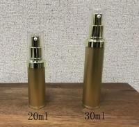 China Cylindrical Silver PP Plastic Airless Pump Bottle with Popular Lotion Pump Bottle 5ml 15ml 20ml 30ml for sale
