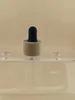 China Black Rubber Glass Tube Bamboo Cover Dropper for Essential Oil Bottle for sale