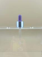 China Essense Oil Skin Care Rubber Ribbed Dropper with Adjustable Length Glass Tube for sale