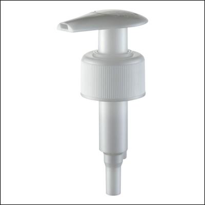 China 24/410 28/410 Left-Right Cosmetic Lotion Pump White Color Shampoo Dispenser Pump for sale