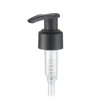 China Fast Delivery Black Matt Lotion Pump Cosmetic Body Lotion Pump Bottle with Custom Logo for sale