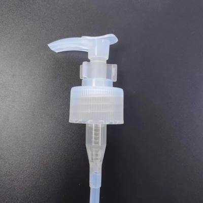 China 24 28/400 410 415 Black Color Smooth Left Right Screw Lock Lotion Dispenser Pump with Clip for sale