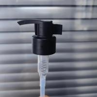 China New Design 24mm 28mm Plastic Lotion Pump with Left-Right Lock Twist Lotion Pump with Clip for sale