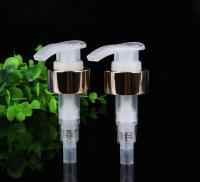 China Cosmetic Packaging Aluminium Plastic Gold Sprayer Pump Lotion Pump for sale