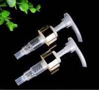 China Cosmetic Packaging Aluminium Plastic Gold Sprayer Pump Lotion Pump for sale