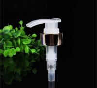 China Cosmetic Packaging Aluminium Plastic Gold Sprayer Pump Lotion Pump for sale
