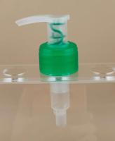 China New Design Clear and Green Left-Right Lotion Pump for Shampoo for sale