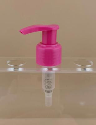 China New Design Pink Left-Right Lock Lotion Pump for Cosmetic for sale