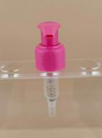 China New Design Pink Left-Right Lock Lotion Pump for Cosmetic for sale