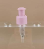 China Pink Left-Right Lock Lotion Pump for Girls' Cosmetic for sale