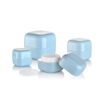China 30g Wholesale Cosmetic Skin Care PP Plastic Square Jar for Cream for sale