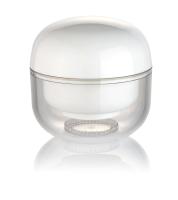 China OEM White PP 30g Cream Cosmetic Round Jar with Cap for Cosmetic for sale