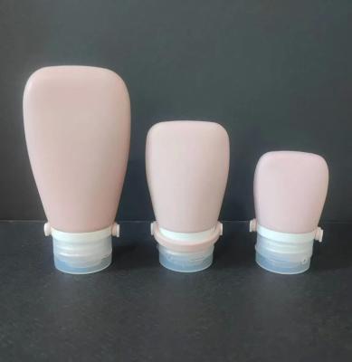 China Refillable Squeeze Leakproof Empty Travel Size Bottle Silicone Lotion Cosmetic Shower Bottle Travel Tube for sale