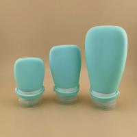 China Refill Container Silicone Travel Bottles Set Leak Proof Silicone Travel Toiletries Bottle for sale