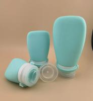 China Refill Container Silicone Travel Bottles Set Leak Proof Silicone Travel Toiletries Bottle for sale