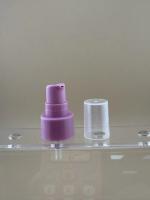 China Lotion Treatment Pump with Half Cap Purple Cosmetic Packaging 20/410 Cream Pump for sale