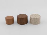 China 24/410 Water Transfer Printing Wooden Grain Screw Cap for Plastic Bottle for sale