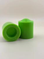 China Luxury Non Spill Plastic 18mm Screw Double Wall Cap for sale