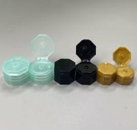 China Octagon Shape 24mm Flip Top Caps Plastic Special Shape Snap Caps for sale