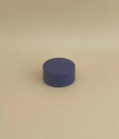 China Delicate Design Dark Blue Plastic Cap for Skincare Bottles for sale