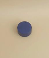 China Delicate Design Dark Blue Plastic Cap for Skincare Bottles for sale