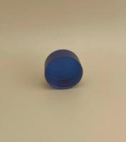 China Delicate Design Dark Blue Plastic Cap for Skincare Bottles for sale